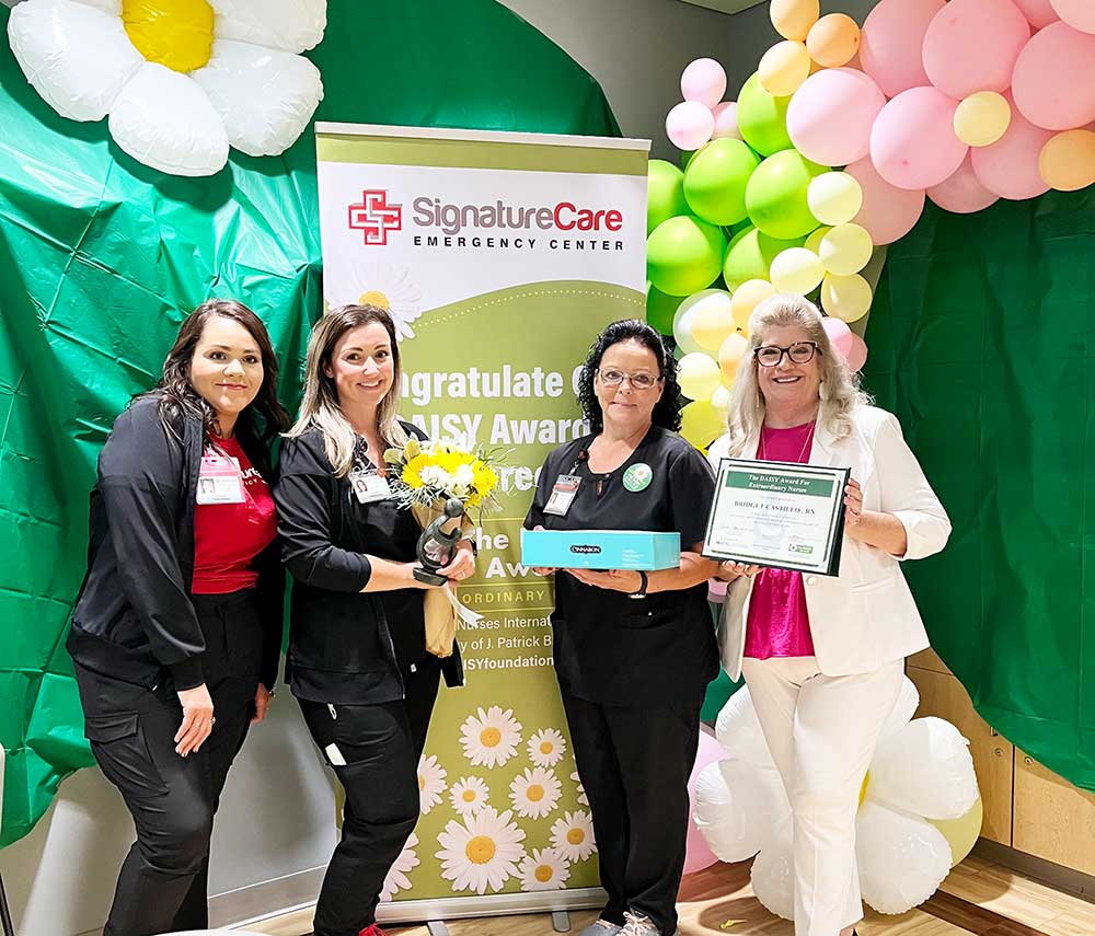 SignatureCare ER Nurse Receives DAISY Award for Excellence