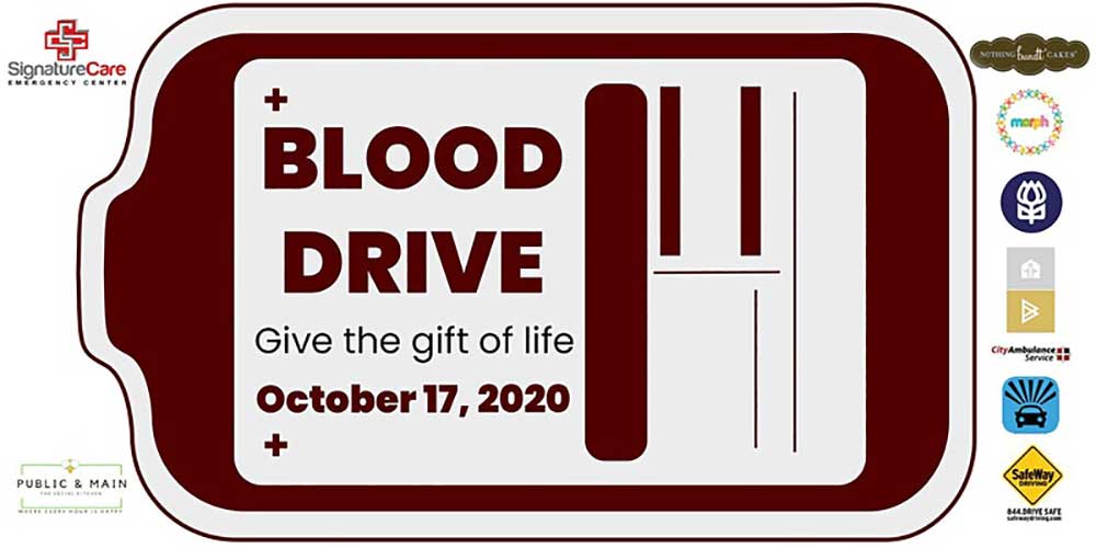 2020 Gift of Life Blood Drive with SignatureCare ER & College Station HS