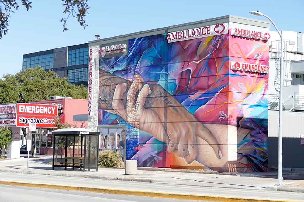 ‘Stronger Together’ Mural Captures Houston's Resiliency and Spirit